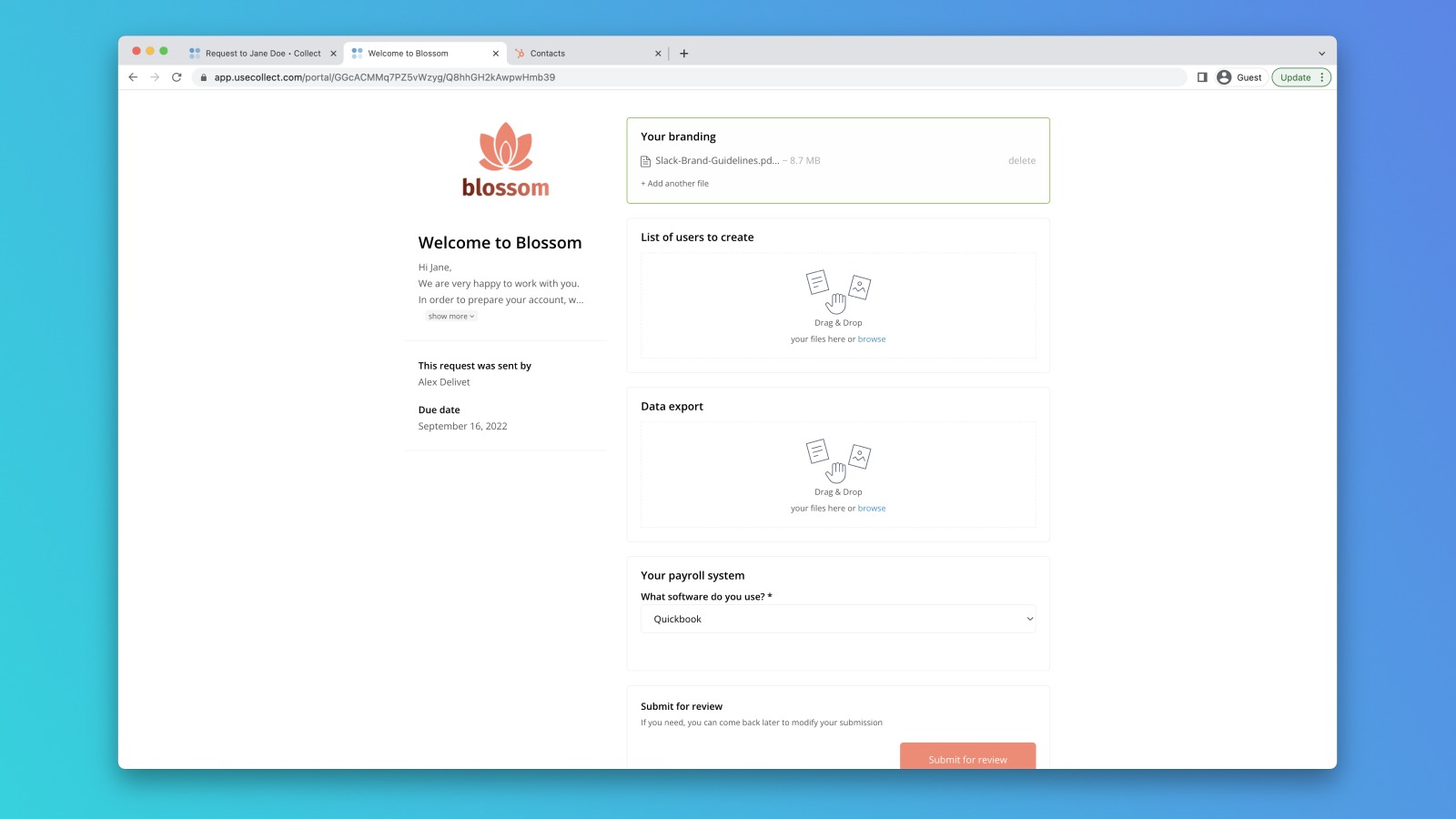 Collect HubSpot Integration | Connect Them Today
